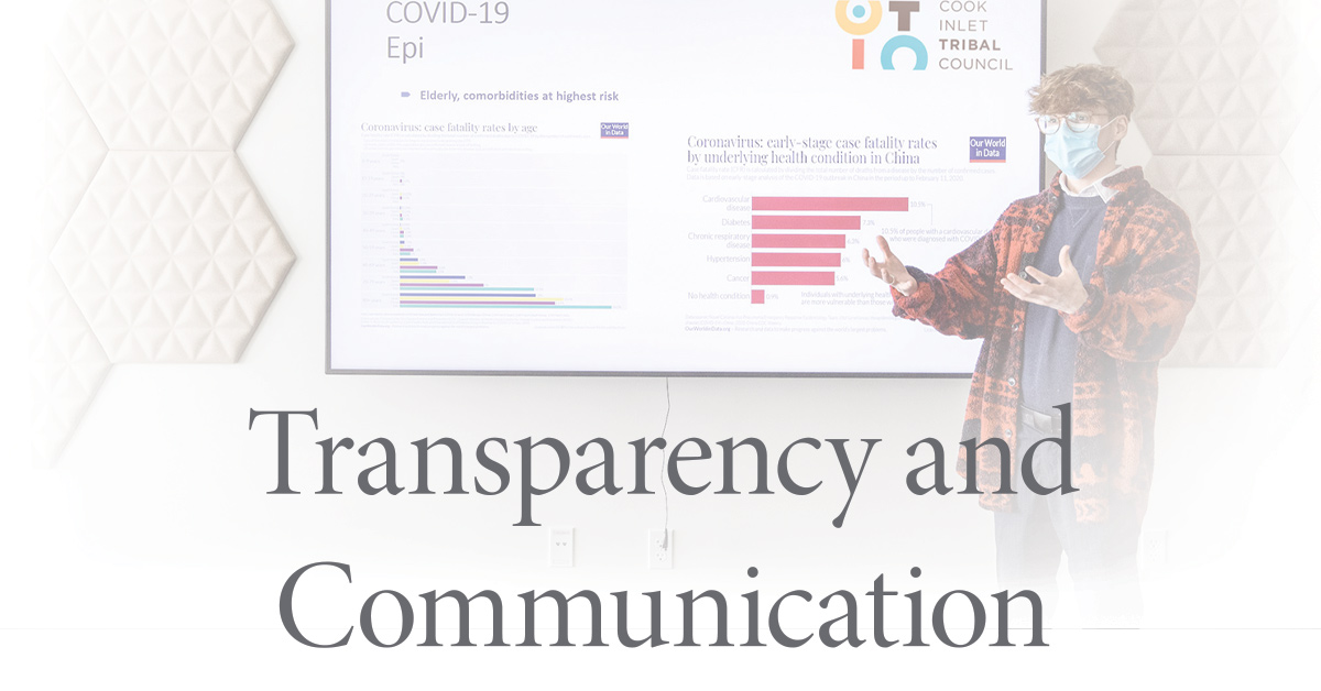 Transparency and Communication