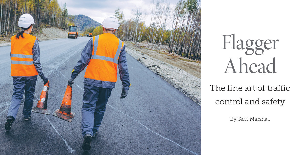 Flagger Ahead
