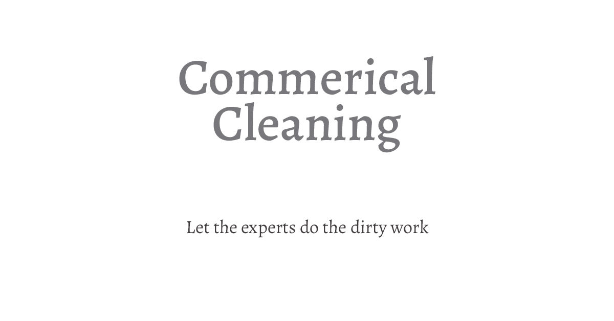 Commercial Cleaning